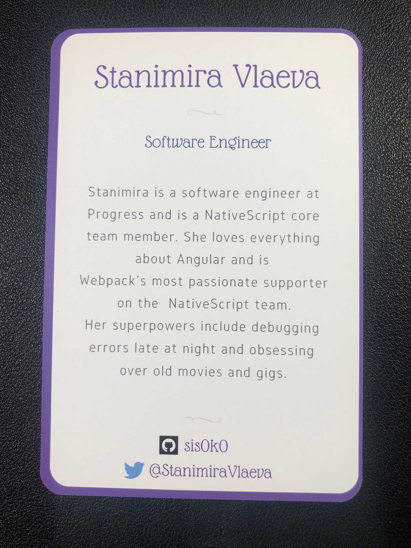 Stanimira Vlaeva | Heroines of Javascript